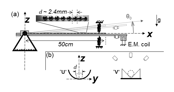 Motions of granular chain